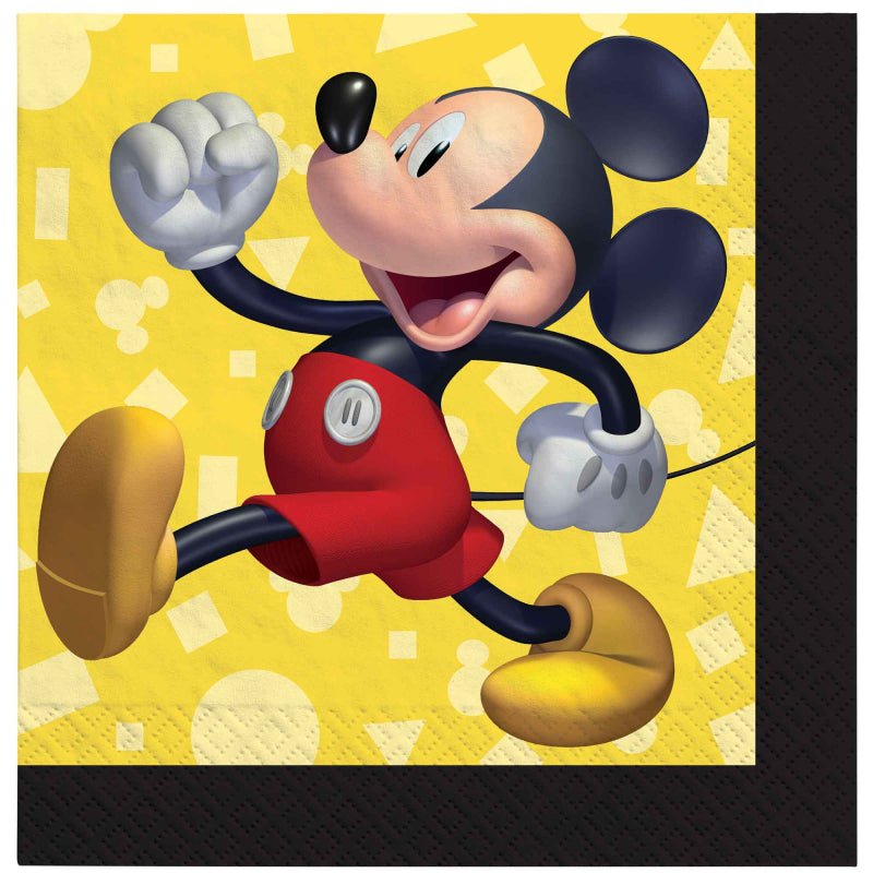 16pk Mickey Mouse Forever Beverage Napkins – Everything Party