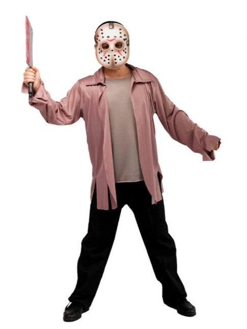 Adult Jason Voorhees Style Killer Costume – Halloween Horror Outfit ...