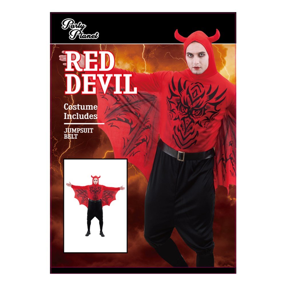Adult Red Devil Costume – Everything Party