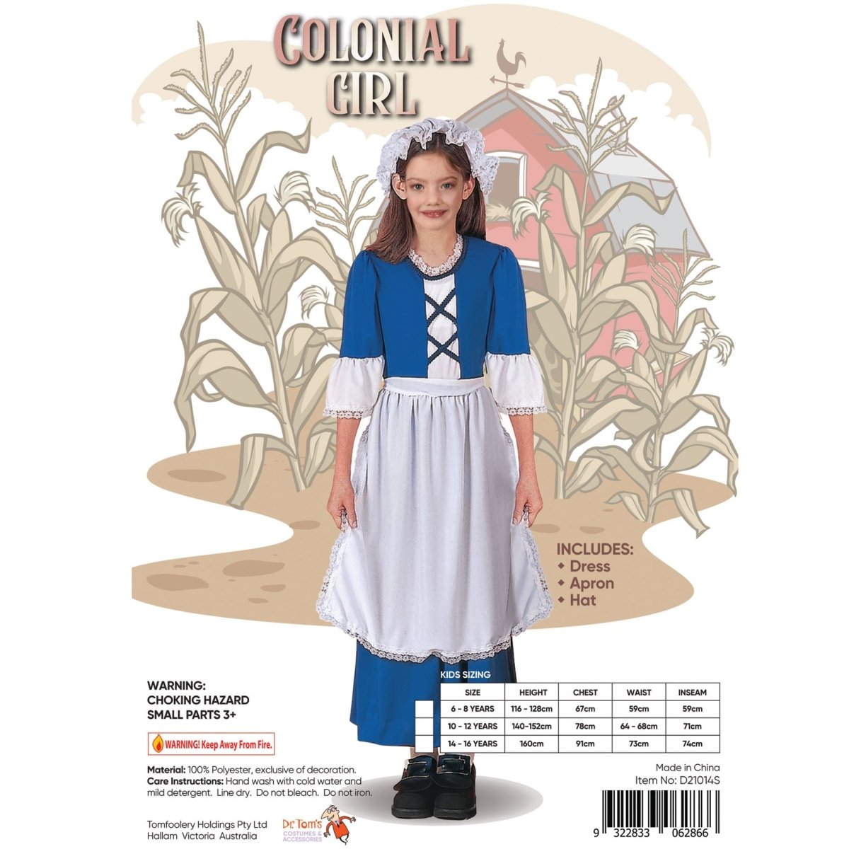 Children Colonial Victorian Girl Costume – Everything Party