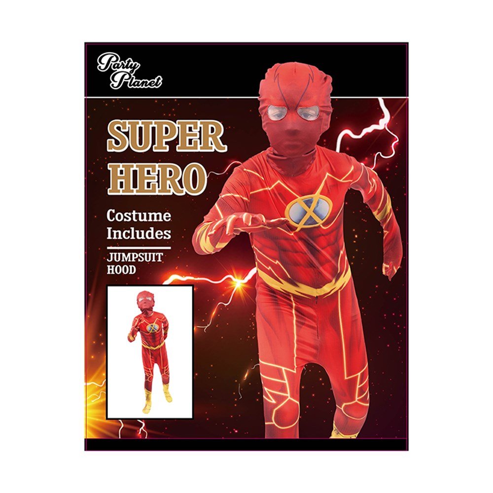 Children Flash Super Hero Costume – Everything Party