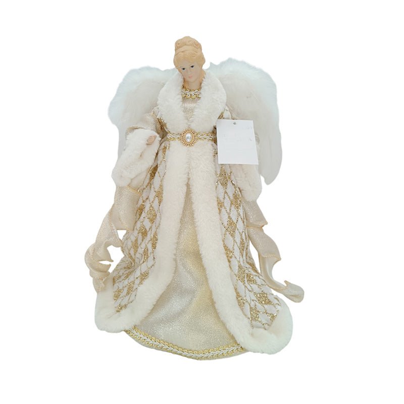 Christmas Deluxe Plush White Angel Tree Top – Everything Party