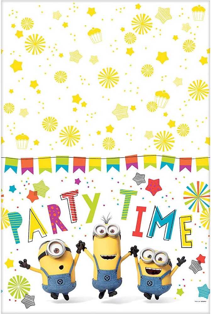 Despicable Me Minion Rectangle Plastic Tablecover Tablecloth ...