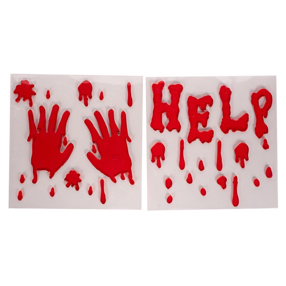 Halloween Bloody Gel Window Clings – Everything Party
