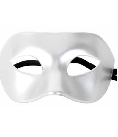 Silver Masquerade Eye Mask – Everything Party