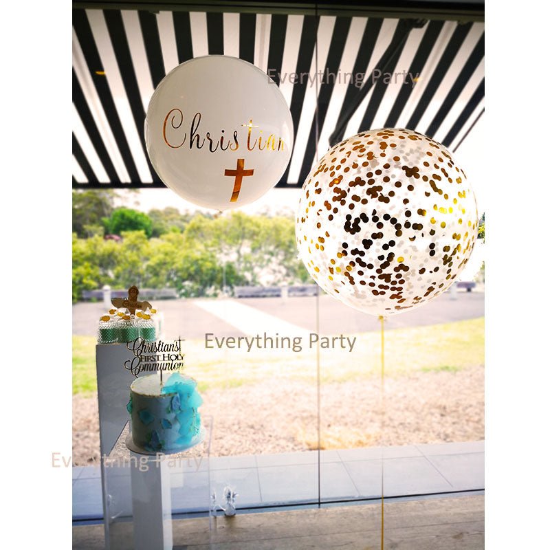1st Holly Communion 3ft Jumbo Helium Balloon set – Everything Party