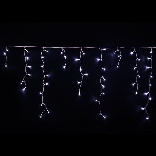 200 Super Bright Extra Long LED Icicle String Lights 13.5m - White ...