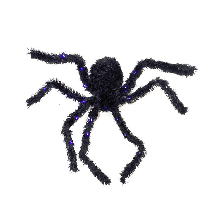 28" Animated Black Spider with Lights, Sound and Movement - Everything ...
