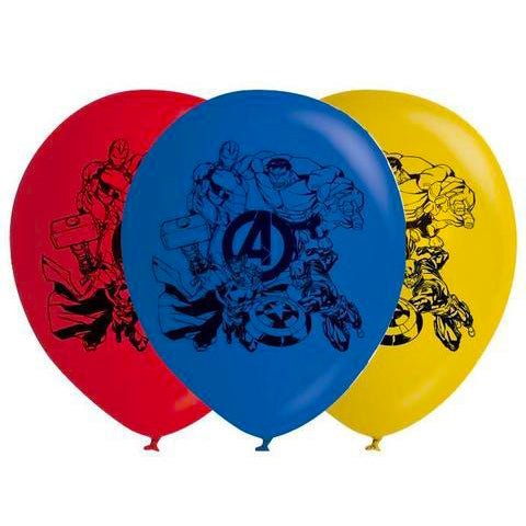 6pk Marvel Avengers Latex Balloons – Everything Party
