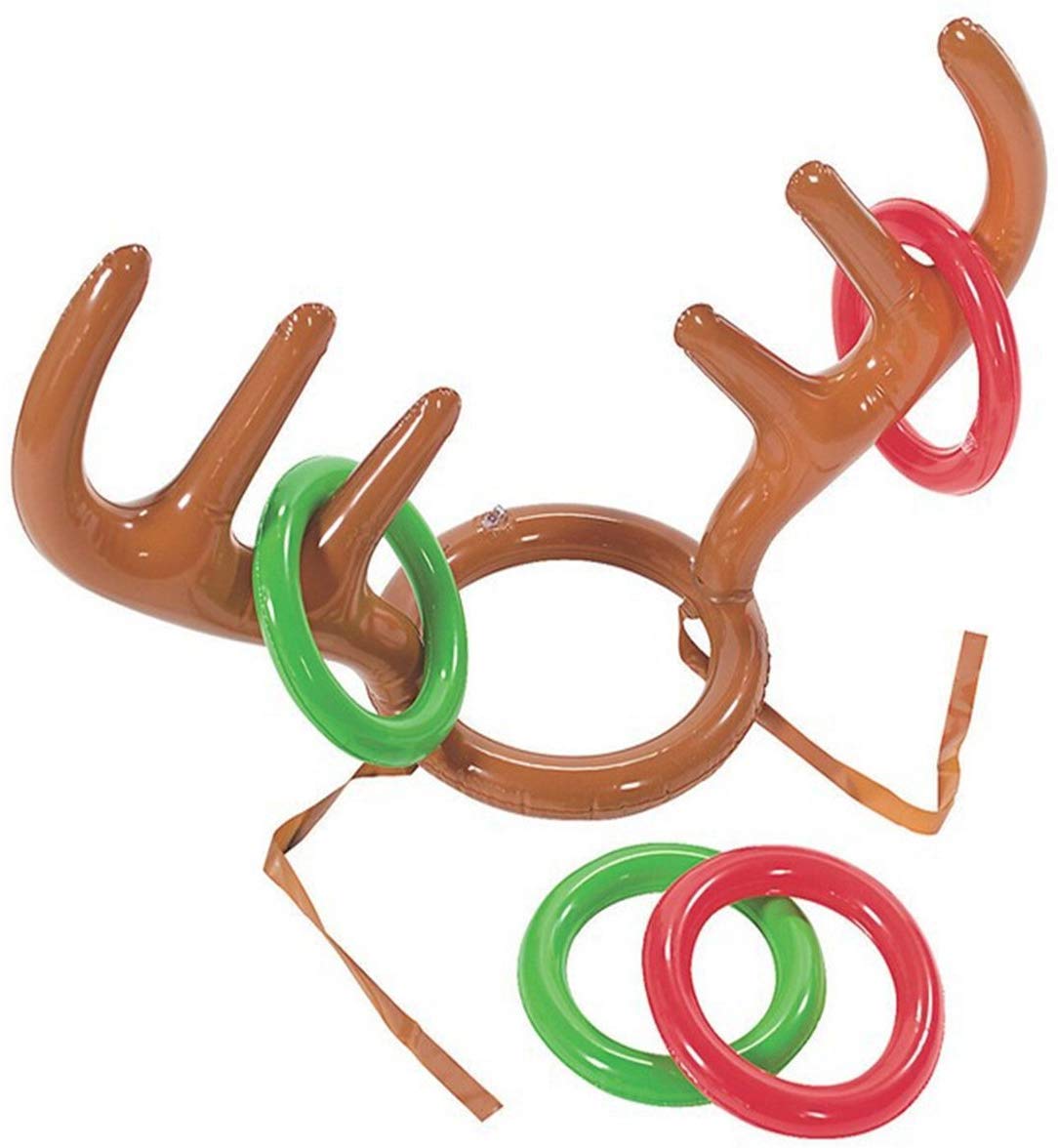 Christmas Inflatable Reindeer Antler Ring Toss Game – Everything Party