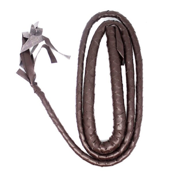 Leather Looking Long Rope Whip – Everything Party