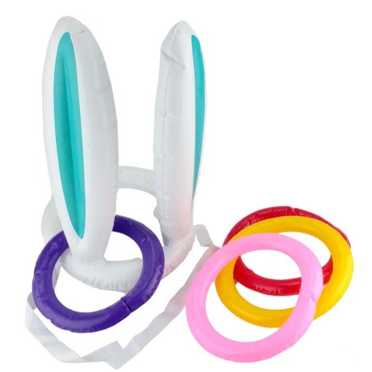 Easter Inflatable Bunny Ring Toss Game – Easter Party Game for Kids ...