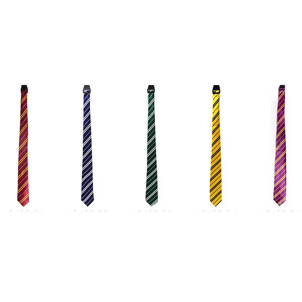 Harry Potter Style Wizard Long Neck Tie with Stripe – Everything Party