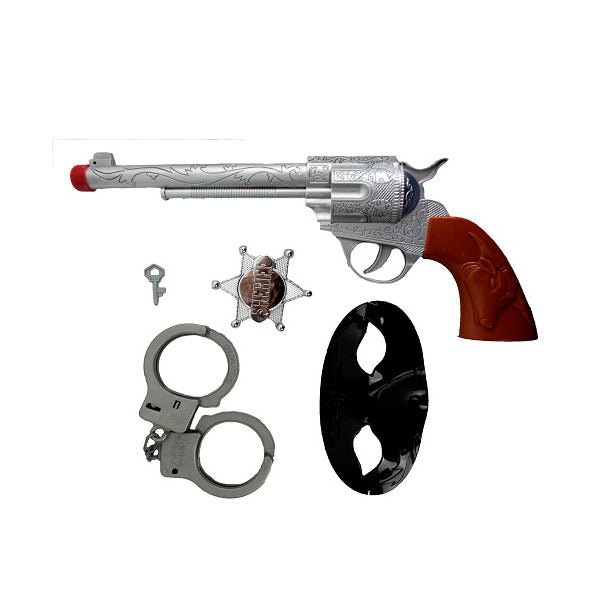 Wild West Cowboy Sheriff Pistol & Badge Set | Everything Party